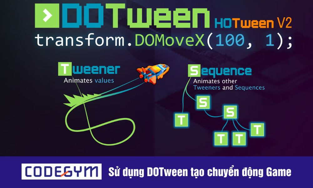 Sử dụng DOTween Unity để tạo chuyển động mượt mà cho Game - CodeGym